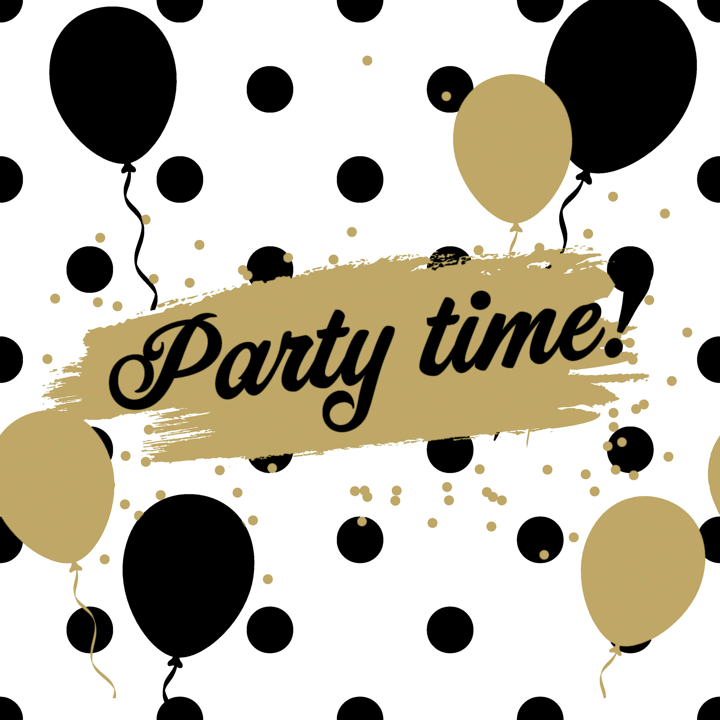 Servet "Party Time" | Knutselwinkel VBS Hobby